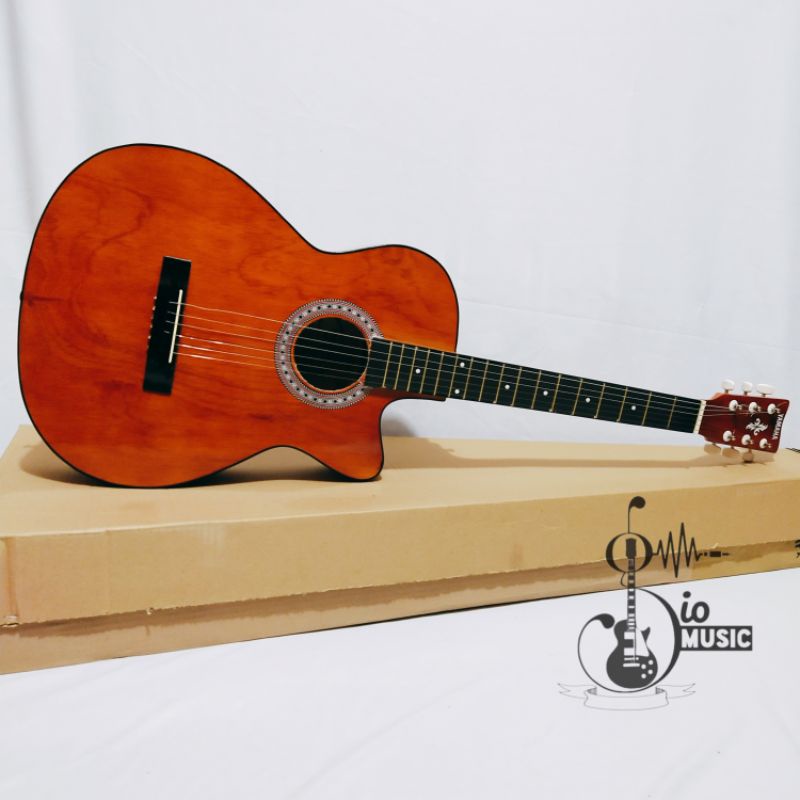 Jual Gitar Cort ad810 OP jumbo akustik elektrik tanam besi High medium | Shopee Indonesia
