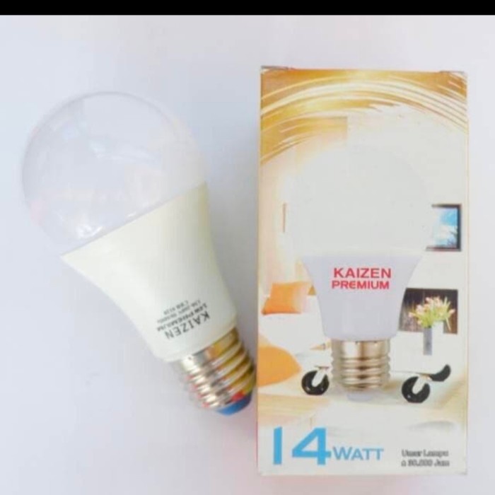 Jual Lampu Led Bulb 14 Watt KAIZEN PREIMUM | Shopee Indonesia