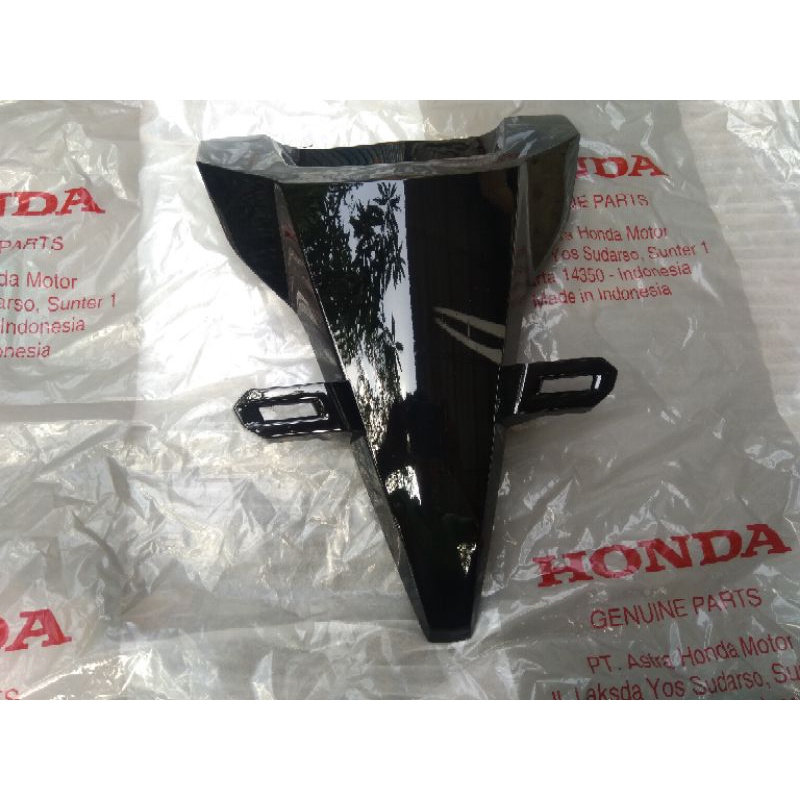 Jual cover front top k59 dasi plat vario 125/150 new k59 hitam glossy ...