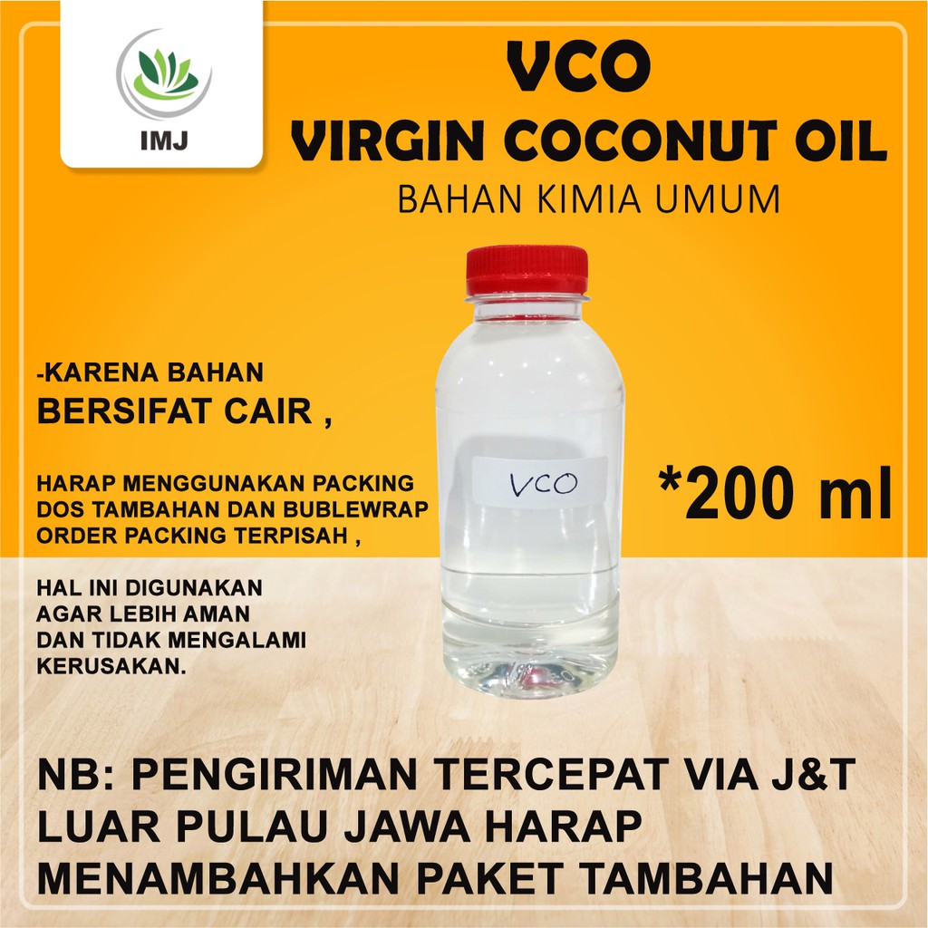 Jual VCO Virgin Coconut Oil Kemasan 200ml | Shopee Indonesia