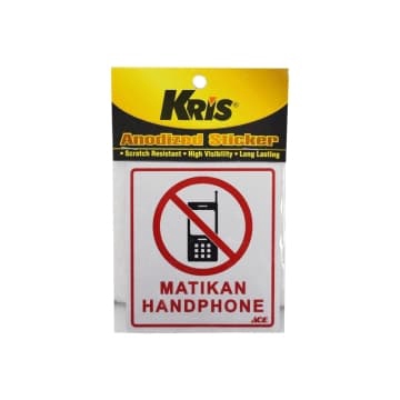 Jual Kris Stiker Anodized Matikan Handphone 9x10 Cm | Shopee Indonesia