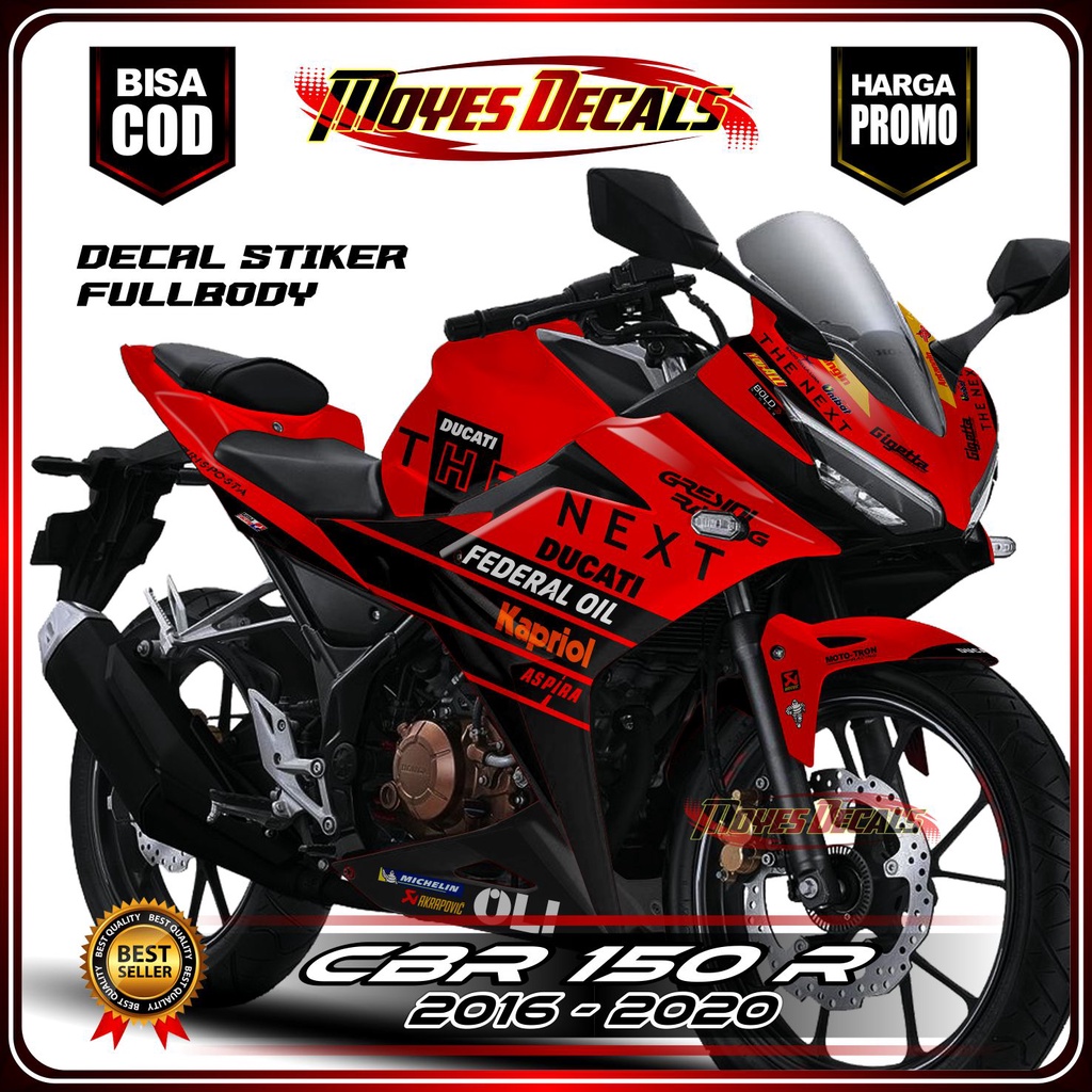 Jual Decal Sticker Striping CBR150 Facelift 2017-2020 New Fullbody ...