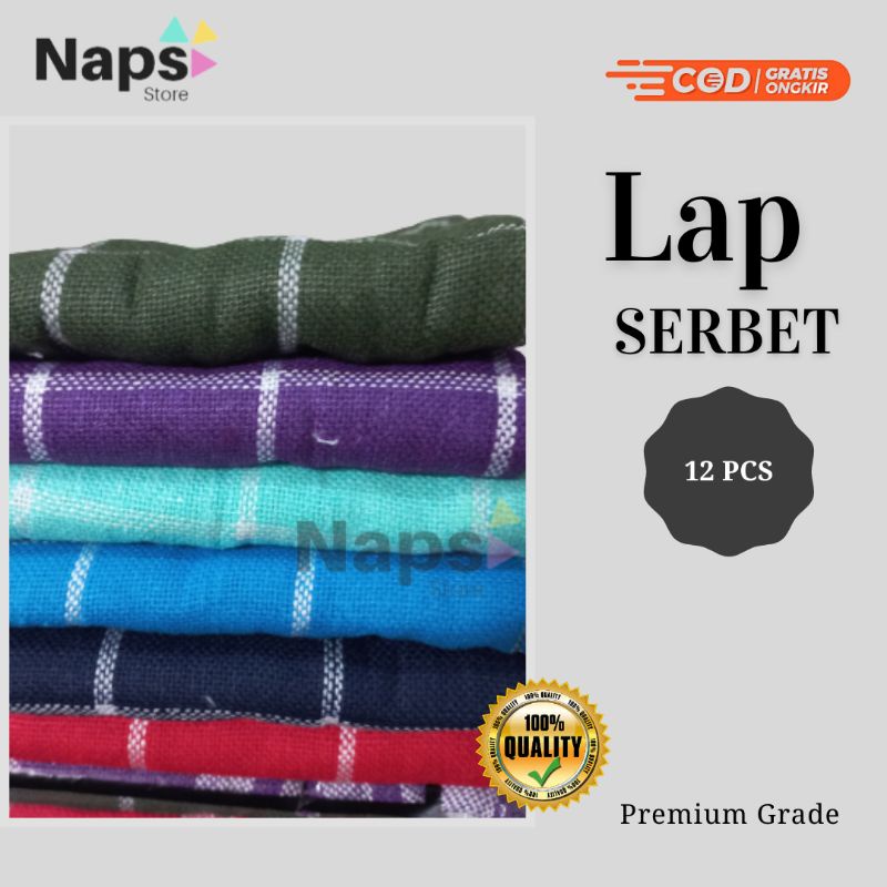 Jual Kain Lap Serbet Dapur 1 lusin/Serbet Makan/Lap Serbaguan Halus ... Jual Kain Lap Serbet Dapur 1 lusin/Serbet Makan/Lap Serbaguan Halus ...