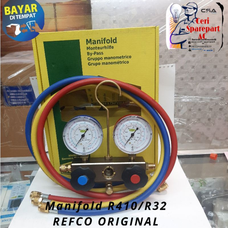 Jual Manifold Set Refco tipe BM2-6-DS-R32 | Analyzer R32 R410a | Shopee ...