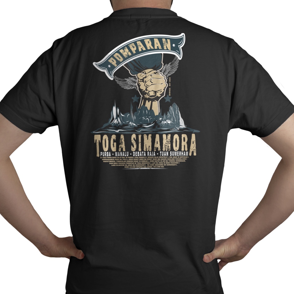 Jual Onanzoe Kaos Batak "TOGA SIMAMORA " Premium T-shirt Pomparan Marga ...
