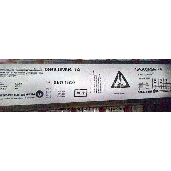 Jual Kawat Las Aluminium GRILUMIN ukuran 2.5mm | Shopee Indonesia