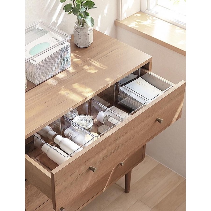 Jual [Ready] Clear Compact Container Bin With Cover [Vrhn74] | Shopee ...