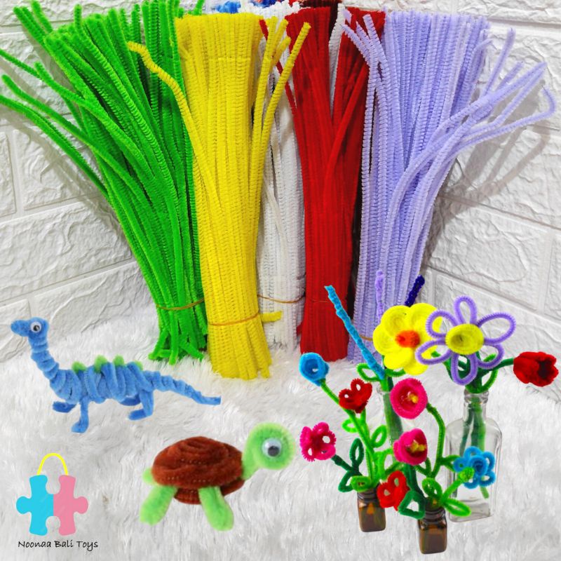 Jual Pipe Cleaner Kawat Bulu Mercy DIY Craft | Shopee Indonesia