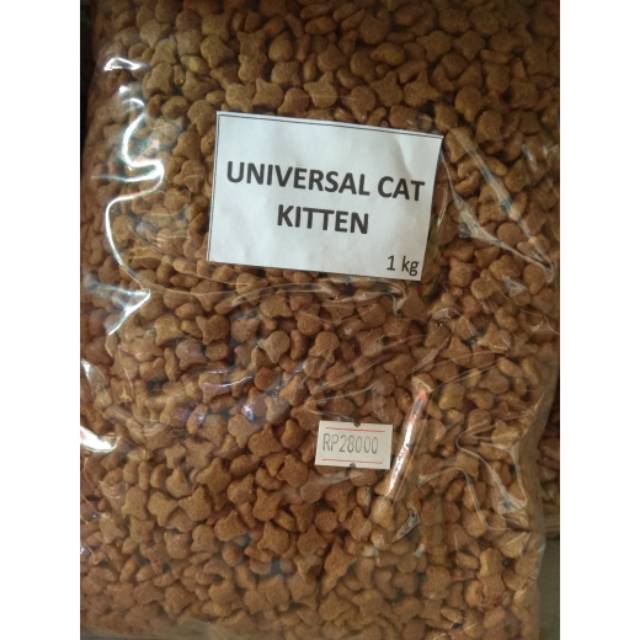 Jual Repack 1kg Universal Kitten makanan anakan kucing | Shopee Indonesia