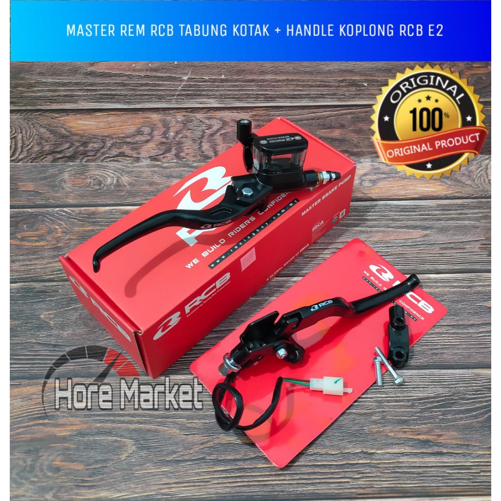 Jual 1SET PAKET MASTER REM RCB E3 TABUNG KOTAK 12,7MM & 14MM HANDLE ...