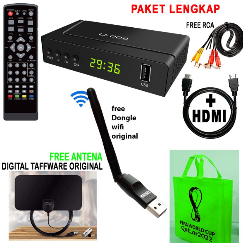 Jual SET TOP BOX TV DIGITAL BISA YouTube IPTV dll Design Simple ...
