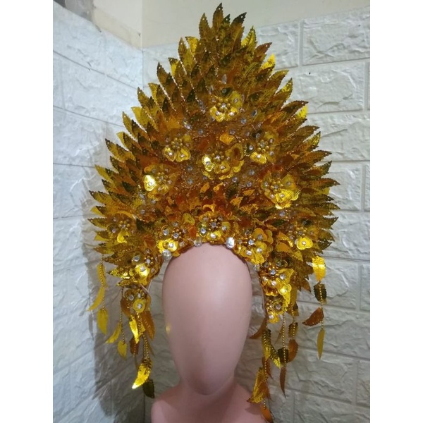 Jual MAHKOTA TARI BUNGA BALI/mahkota Bali/mahkota tari adat/mahkota ...