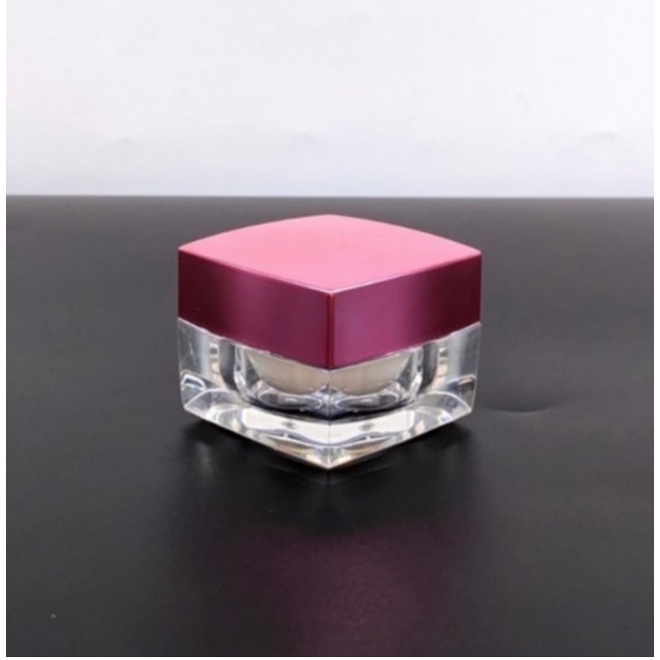 Jual Pot Cream 10 Gram Pink Kotak Acrylic / Pot Kotak / Pot Cream /Pot ...