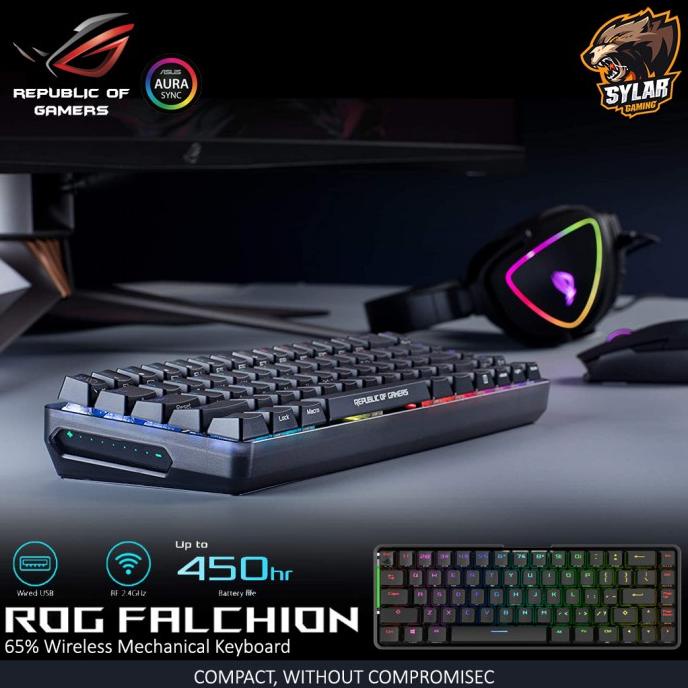 Jual Asus Rog Falchion Wireless Mechanical Gaming Keyboard | Shopee ...