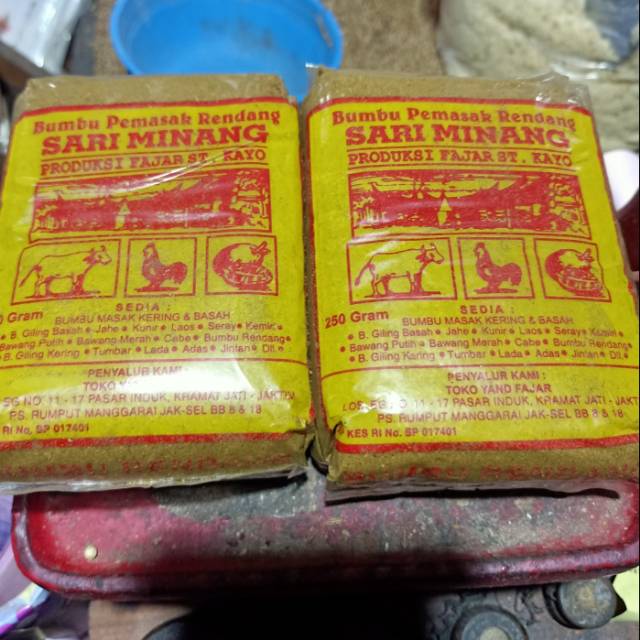 Jual sari minang rendang sari minang gulai Bumbu rendang sari minang ...