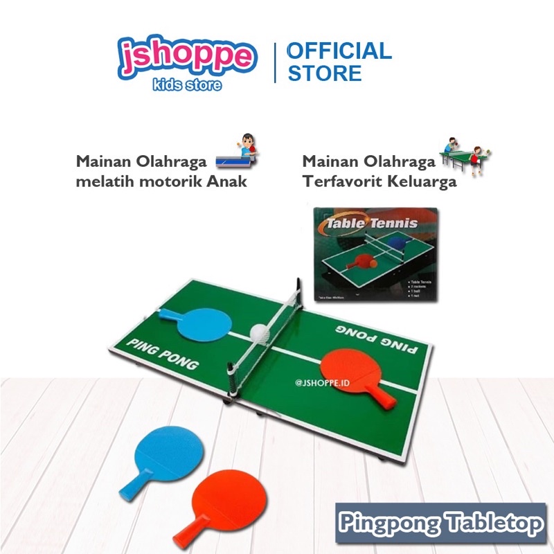 Jual JSHOPPE Mainan Mini Tennis Meja / Mainan Ping Pong / Asian Games ...