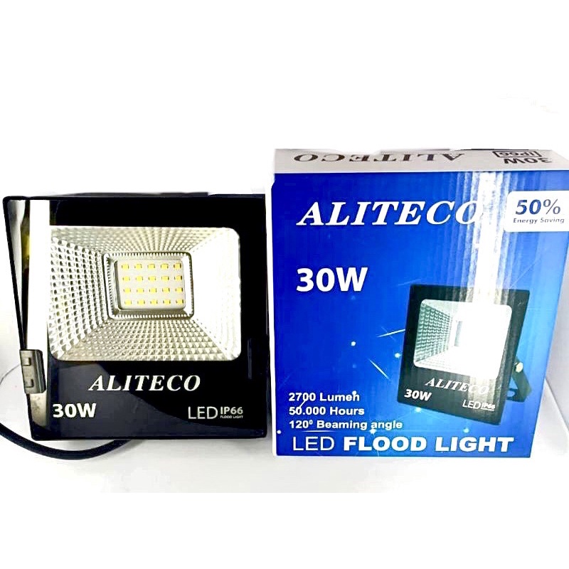 Jual LAMPU SOROT TEMBAK ALITECO LED 30WATT 30W 30 watt IP66 PUTIH KUNING | Shopee Indonesia