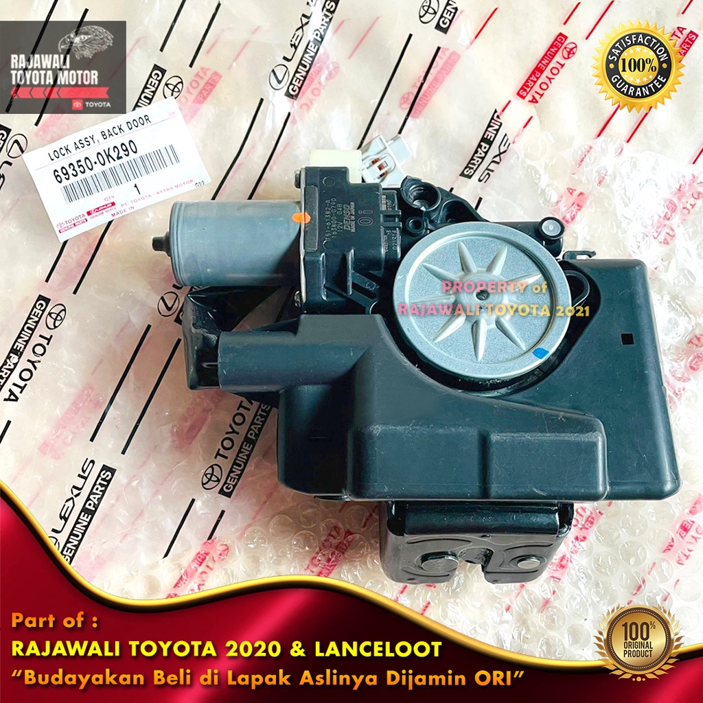 Jual Door Lock Bagasi Innova Reborn & Fortuner VRZ SRZ Motor Pengunci ...