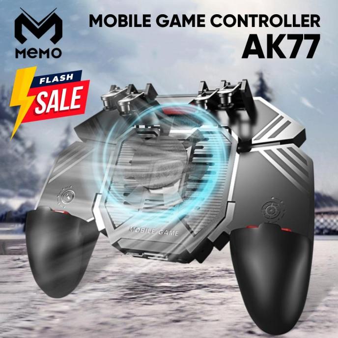 Jual Gamepad Memo AK77 Mobile Game Controller Gamepad Joystick Cooler Fan | Shopee Indonesia