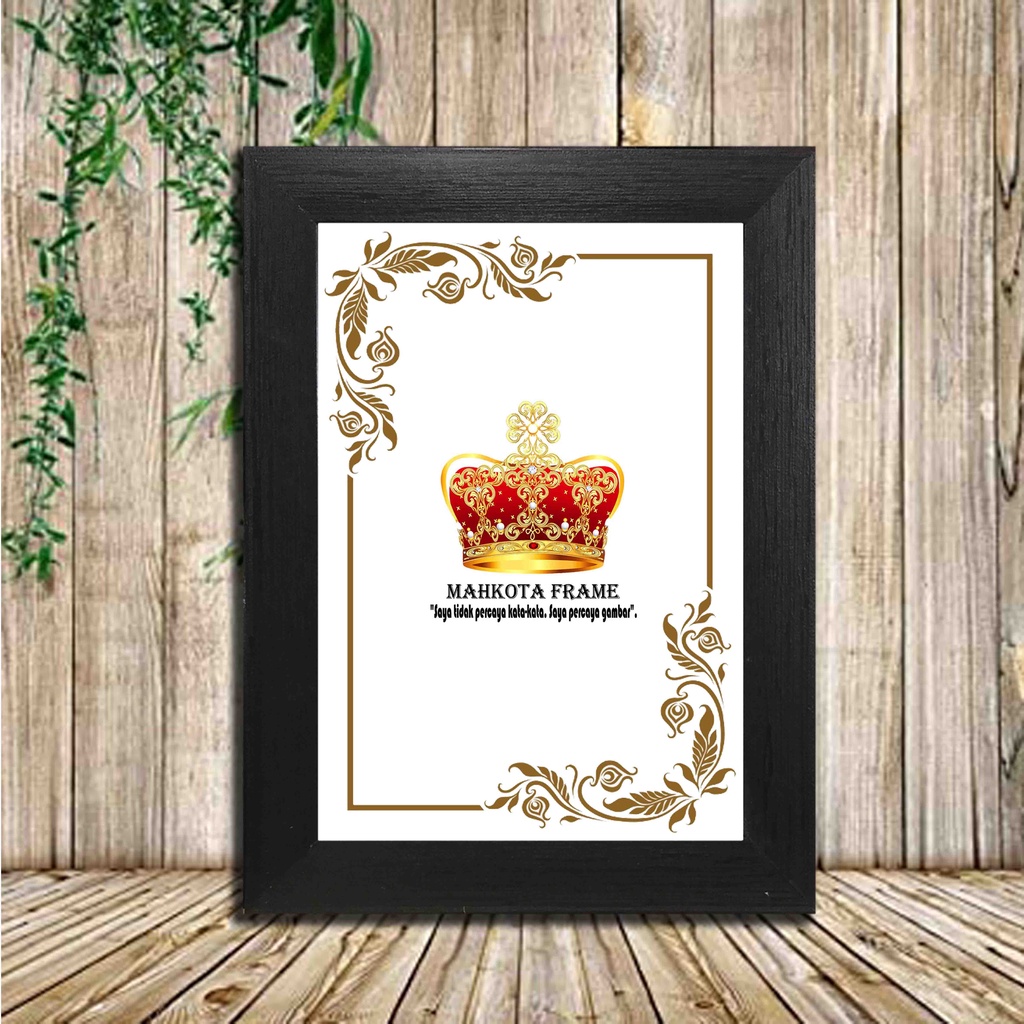 Jual Bingkai figura frame foto serat kayu ukir 10R(20x25 cm) | Shopee ...