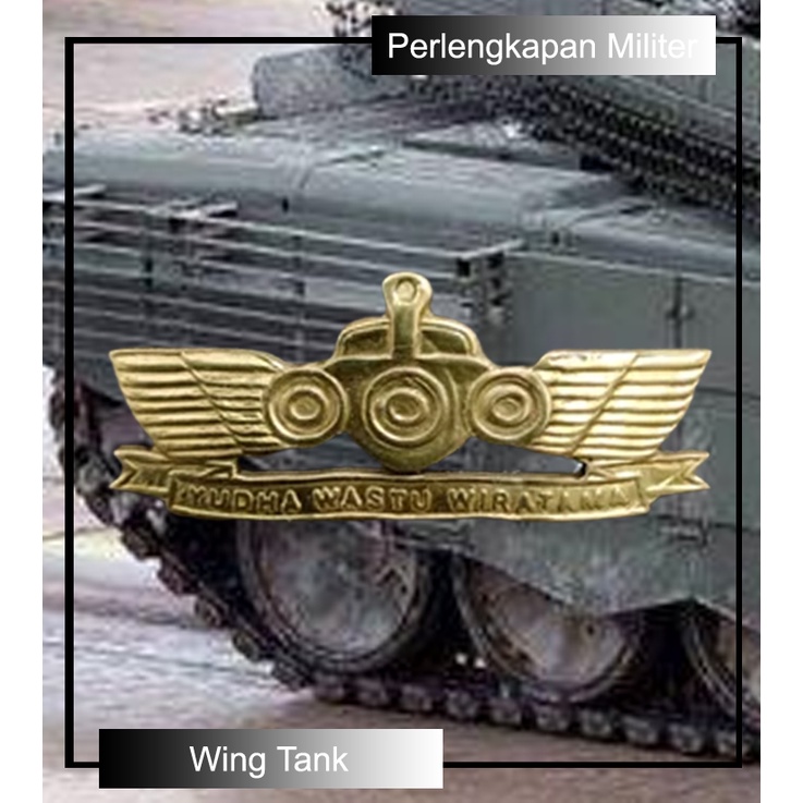 Jual Pin Wing Tank brevet wing pin lencana tank kavaleri | Shopee Indonesia