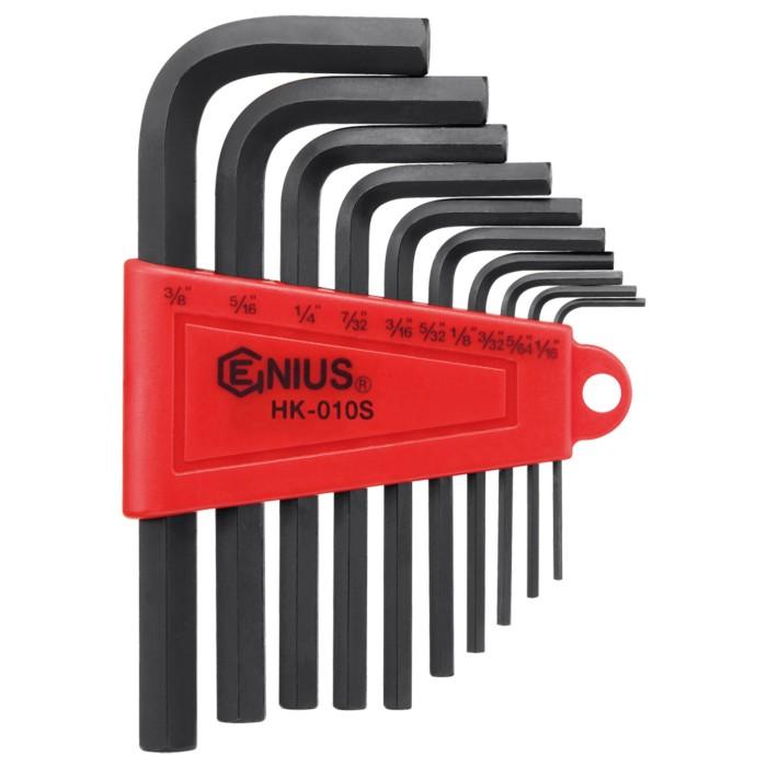 Jual Genius Allen Key Set / Kunci L Set Inchi Uk 1/16" - 3/8" ( Hk-010S ...