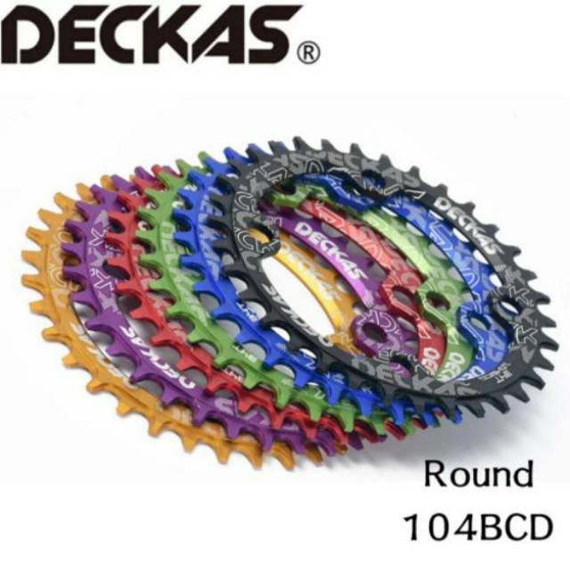 Jual Chainring Deckas BCD 104 Narrow Wide 30T/ 32T/34T/36T/38TCNC | Shopee Indonesia