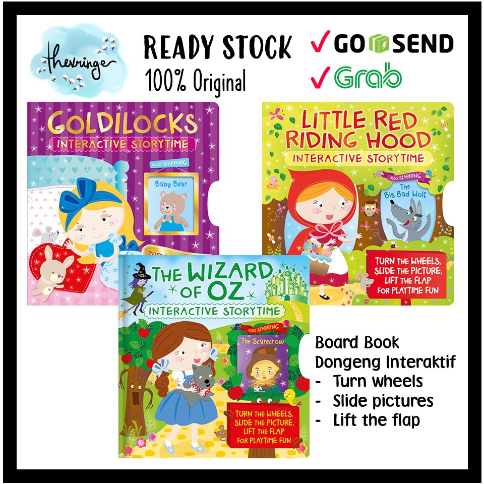 Jual Interactive Storytime Little Red RIding Hood / Goldilocks / The ...
