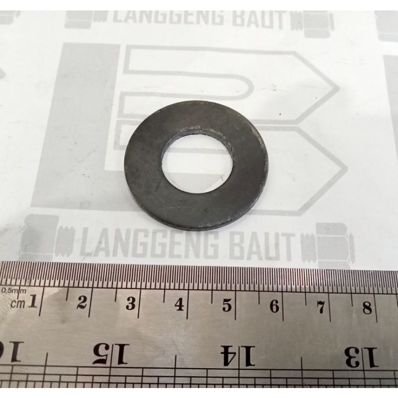 Jual Ring Plat Baja M16 x 32 Tebal 3mm Hitam | Shopee Indonesia