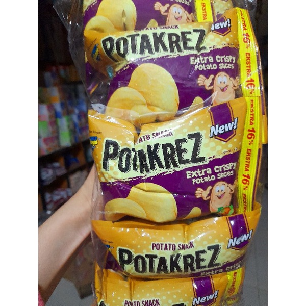 Jual potakrez Potato isi 10 bungkus ( dikirim random warna ya) | Shopee ...