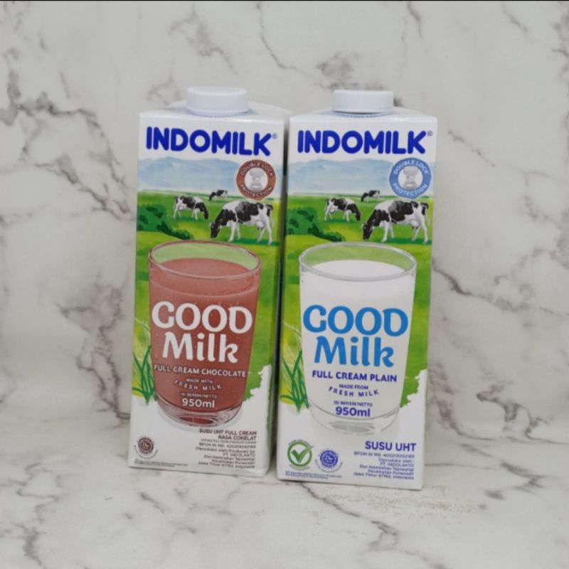 Jual indomilk uht full cream dan coklat 950 ml | Shopee Indonesia