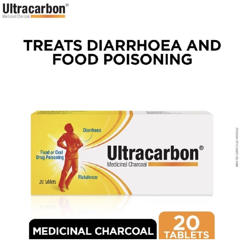 Jual Merck Ultracarbon Tablets 20 tablets / Obat Diare / Made In ...