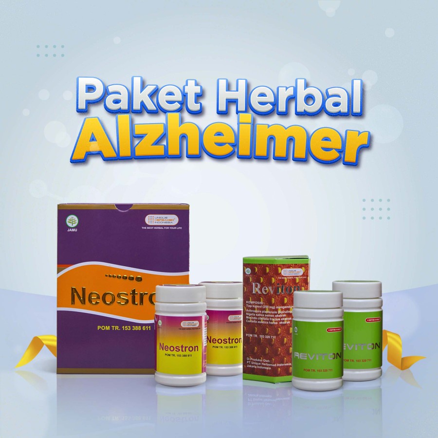 Jual Paket herbamed herbal stroke Obat Alzheimer Neostron Reviton ...