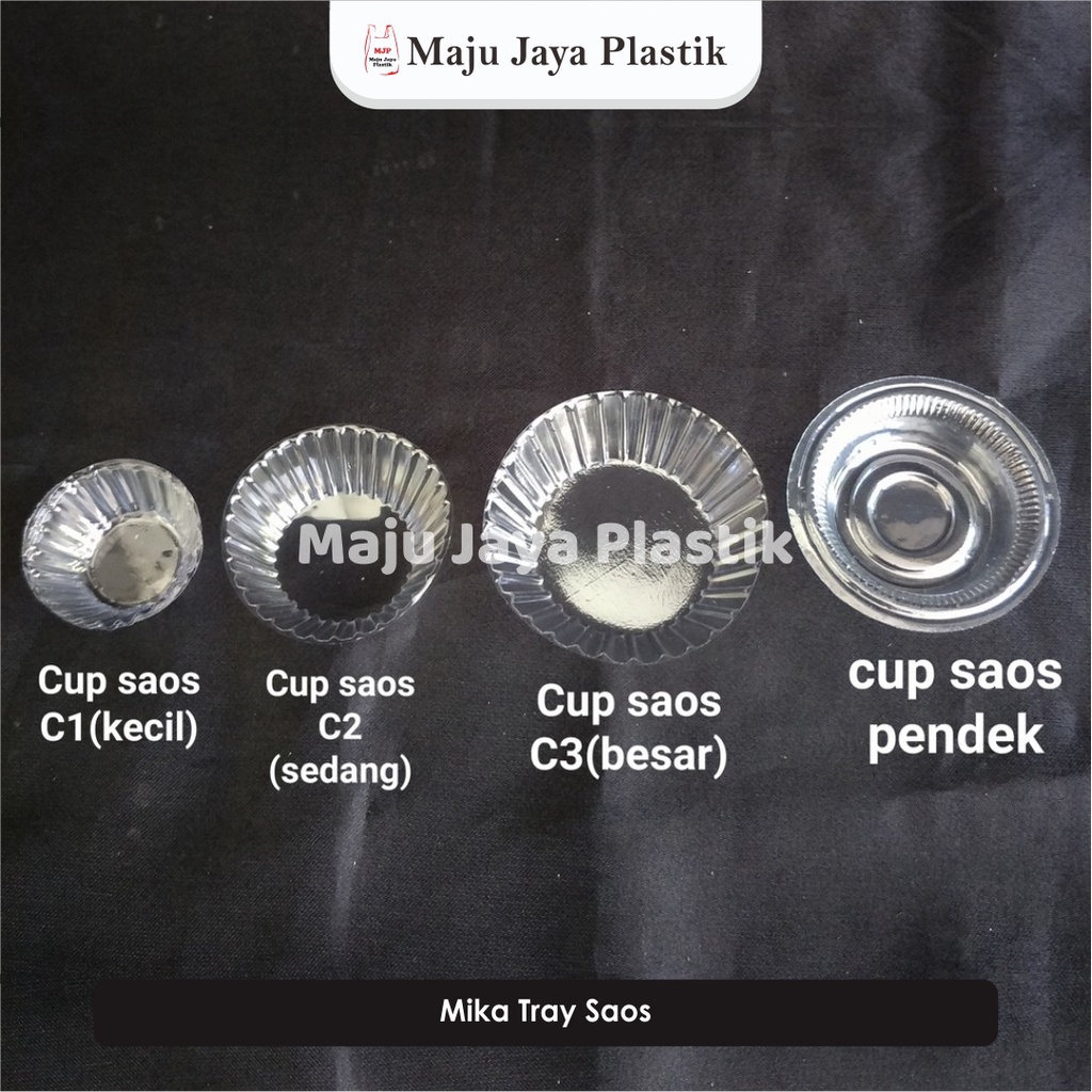 Jual (200 PCS) Mika Tray Sambal Saos Kecap Cabe Mayo Mayonnaise Sambel ...