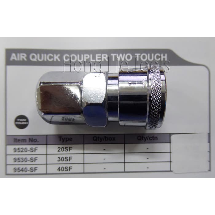 Jual Quick Coupler AAT SF-20 / Air Quick Coupler Two Touch | Shopee ...