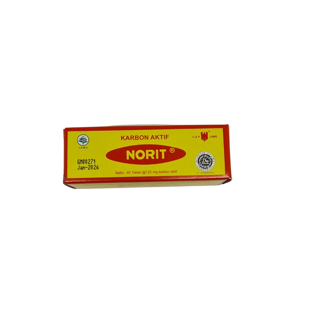 Jual Norit Karbon Aktif 40 Tablet Obat Diare Dan Perut Kembung | Shopee ...