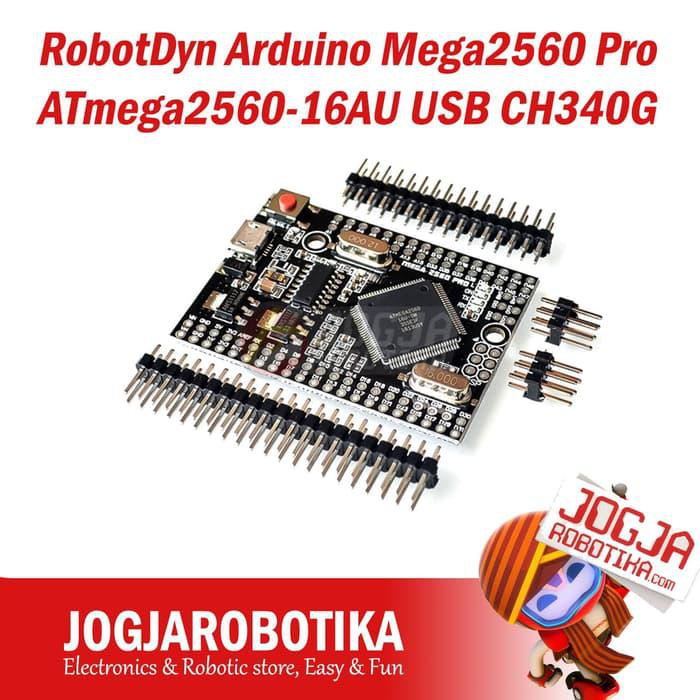 Jual RobotDyn Arduino Mega2560 Pro ATmega2560-16AU USB CH340G | Shopee Indonesia