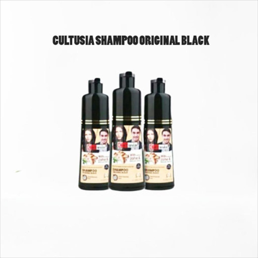 Jual SHAMPO PENGHITAM RAMBUT - CULTUSIA SHAMPOO 160ML ORIGINAL BLACK ...