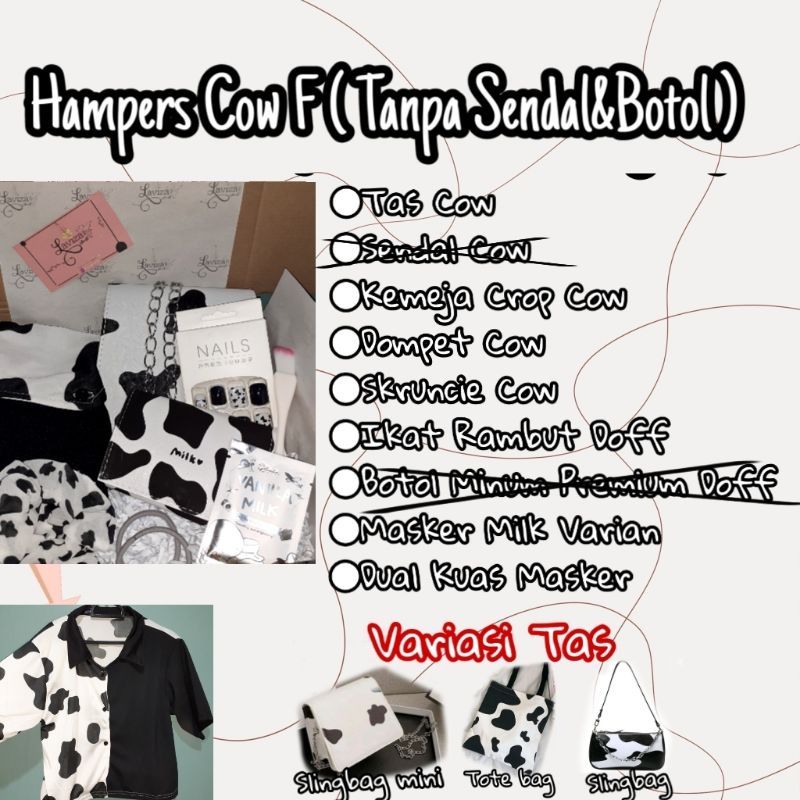 Jual Hampers Serba motif Sapi /Hampers Kado Ultah / Kado Wisuda / ( Cow ...
