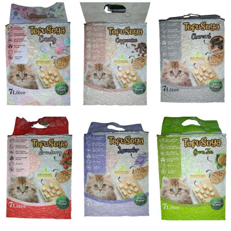 Jual pasir tofu ukuran 7 liter / markotops tofu / pasir tofu soya ...