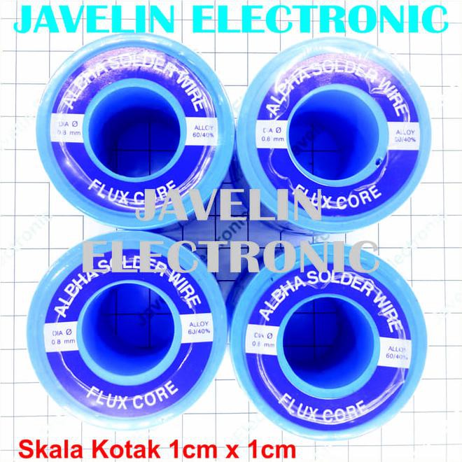 Jual Timah Alpha / Alfa 0.8Mm 0,8Mm Flux Core Solder Wire 250G Kode 113 ...