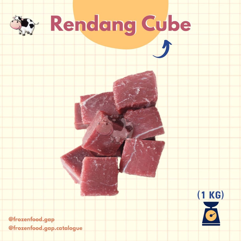 Jual Rendang Meat | Daging Rendang Sapi | Frozen Meat | Daging Beku ...