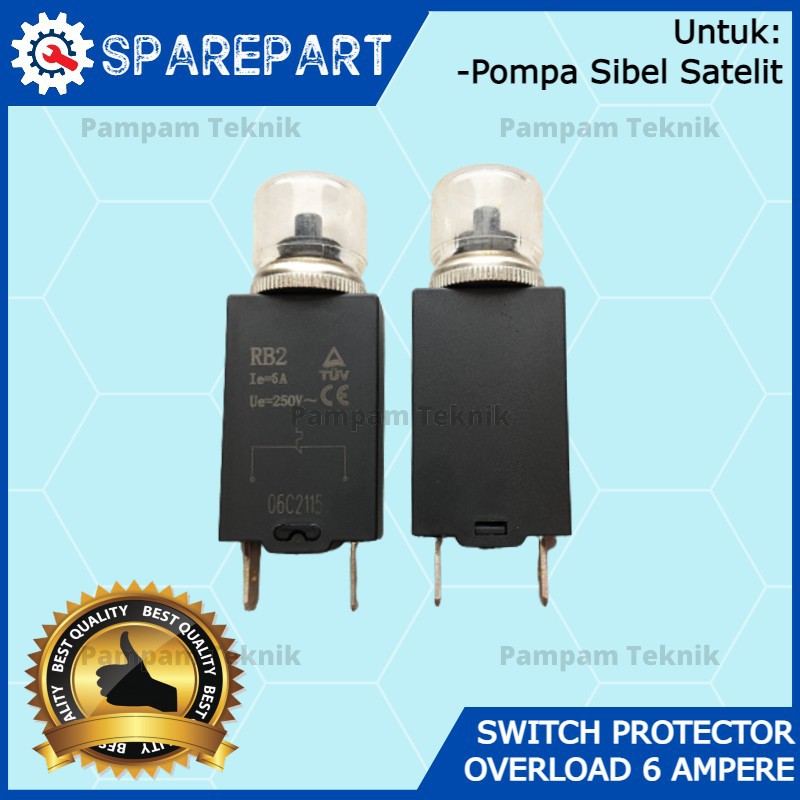 Jual Overload 6A Sanei RB2 - Switch protector satelit 6 amper - Circuit ...