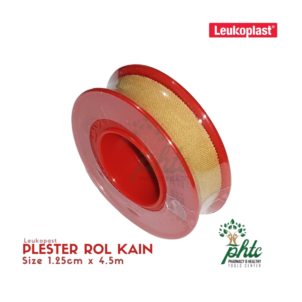Jual LEUKOPLAST Plester Coklat 1,25cm X 4,5m l Plaster Roll Kain Coklat Leukoplas 1,25cm x 4.5m ...