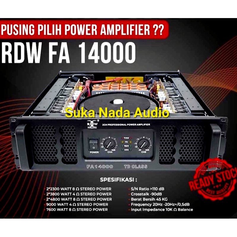 Jual POWER RDW FA-14000 GEN 2 | Shopee Indonesia