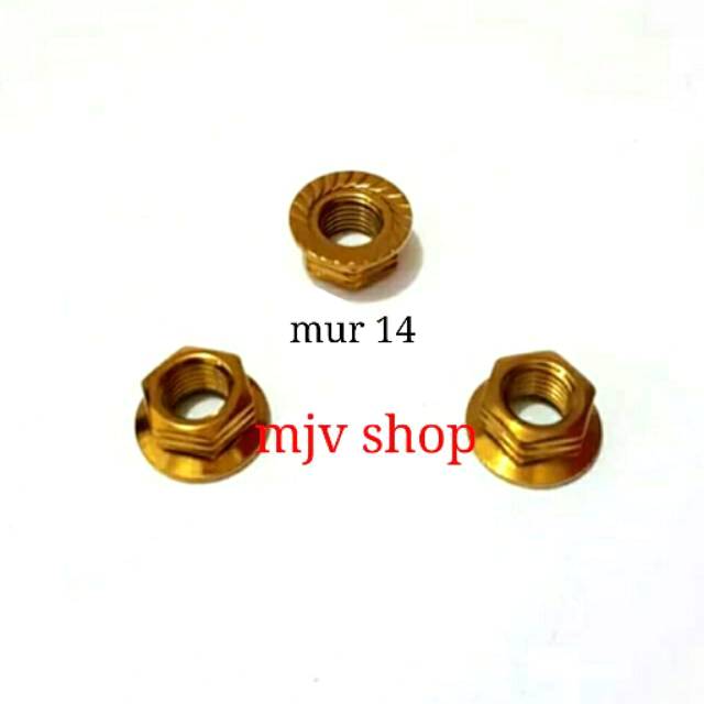 Jual MUR 14 MUR BAUT PROBOLT GOLD | Shopee Indonesia