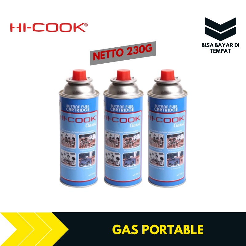 Jual Tabung Gas Kaleng Portable Butane Gas Camping Hi Cook TBMS1073 ...