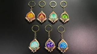 Jual Gantungan Kunci Genshin Impact Vision Sumeru Keychain Glow in The ...