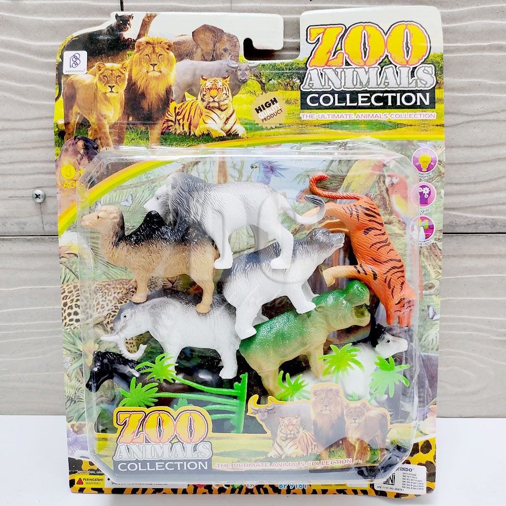 Jual TGA Zoo Animals Collection 9161 Mainan Hewan Liar Harimau Singa ...