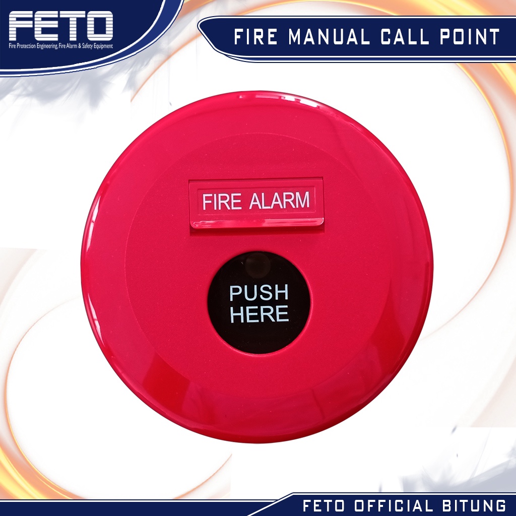 Jual MANUAL PUSH BUTTON (MPB) W/O Base / TOMBOL ALARM KEBAKARAN MERK ...